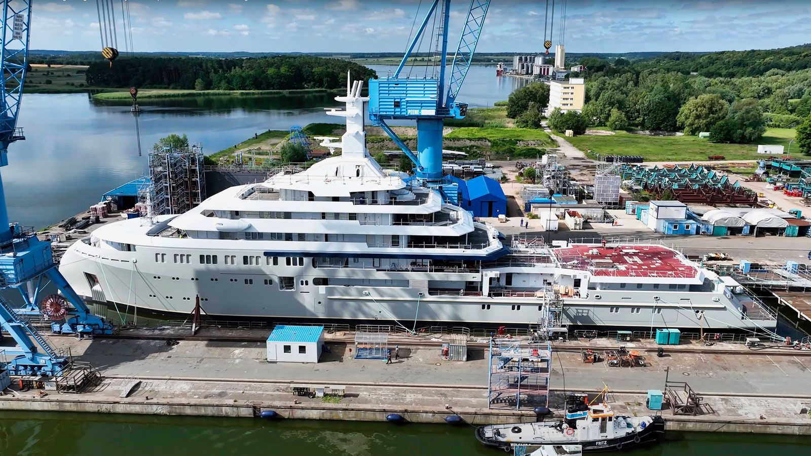 Project Icecap: 107m Lürssen explorer yacht nears completion